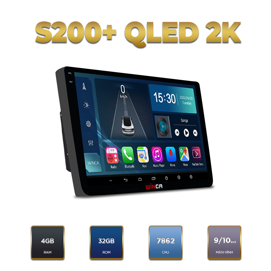 Màn Hình DVD Android Winca S200+ QLED 2K