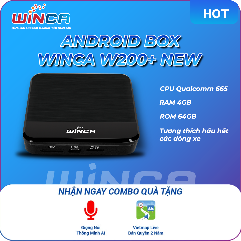 WINCA ANDROID BOX W200+ NEW