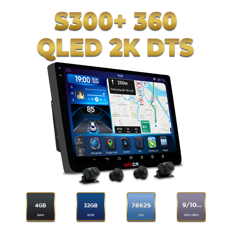 Màn Hình Android S300+ PRO 360 QLED 2K DTS