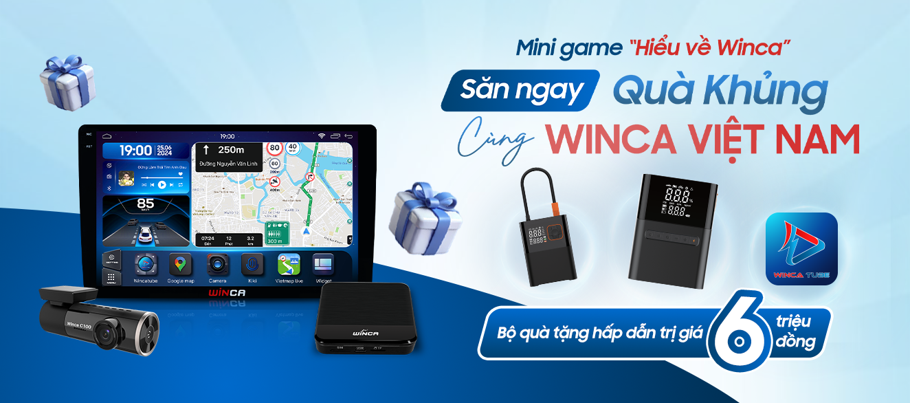 Mini game trắc nghiệm nhận quà Winca Việt Nam