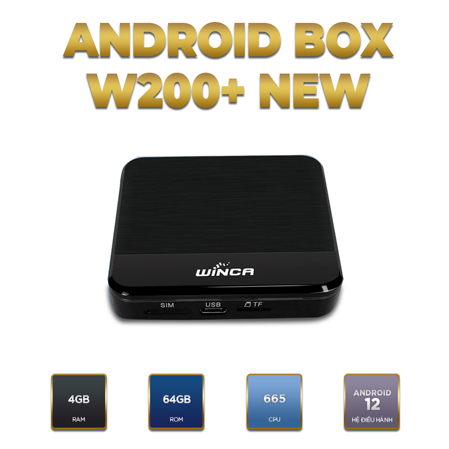 WINCA ANDROID BOX W200+ NEW