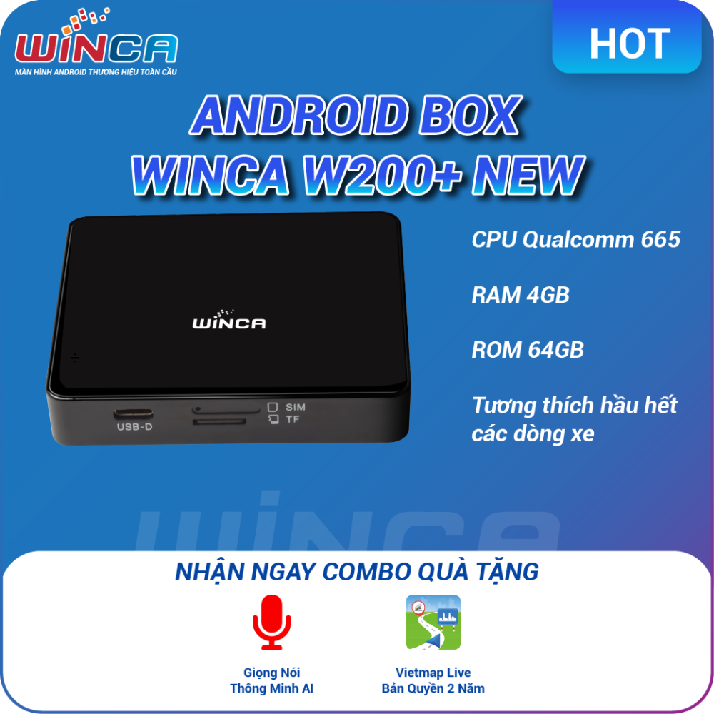 WINCA ANDROID BOX W200+ NEW